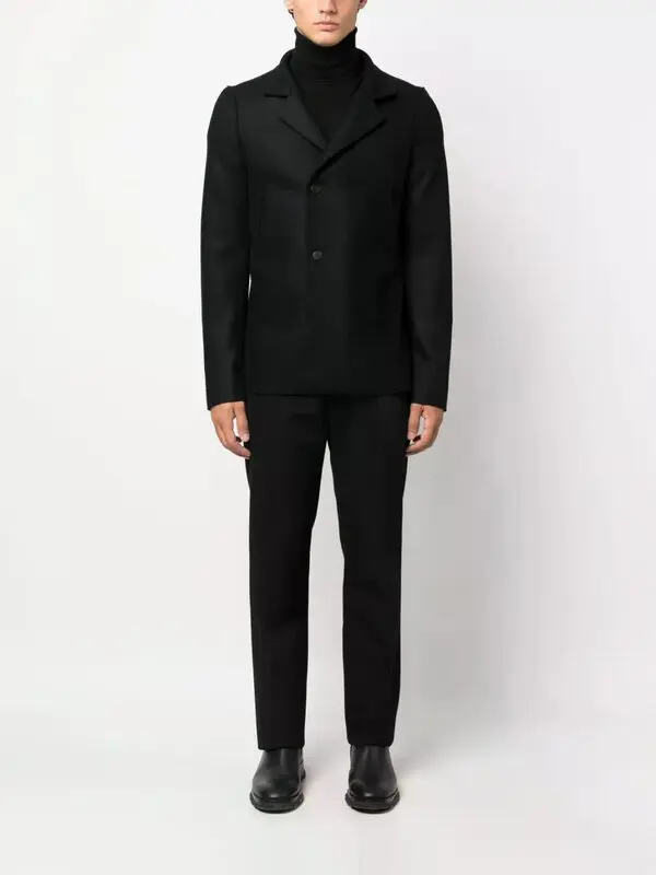 SAPIO Double-breasted Cotton-wool Blazer