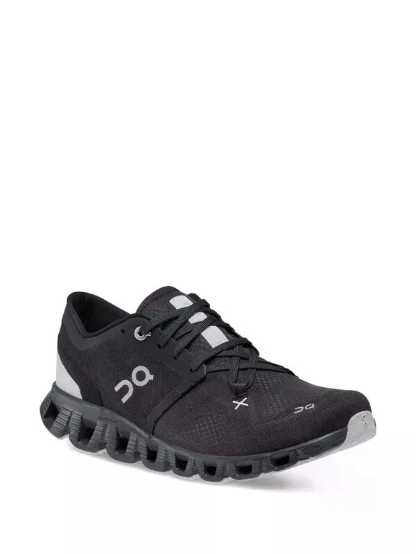 On Cloud X3 Lace-up Sneakers - Black