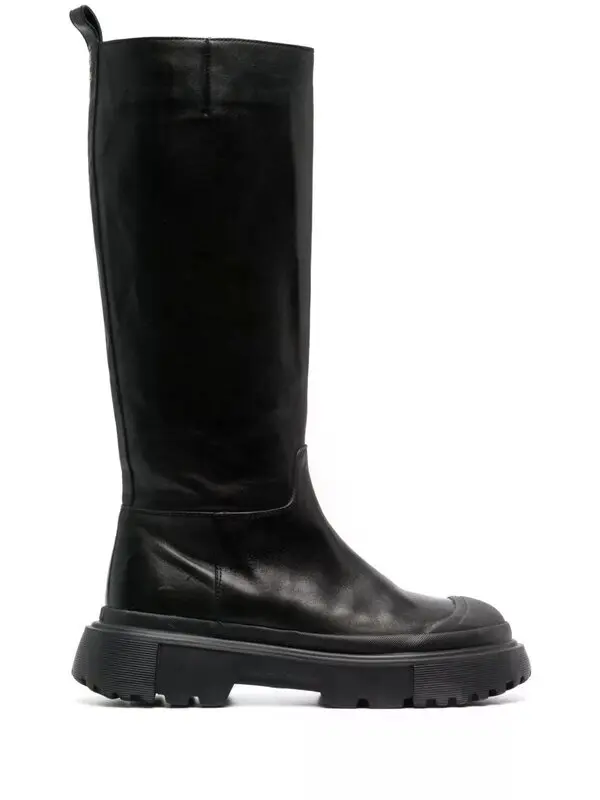 Hogan Knee-high Leather Boots