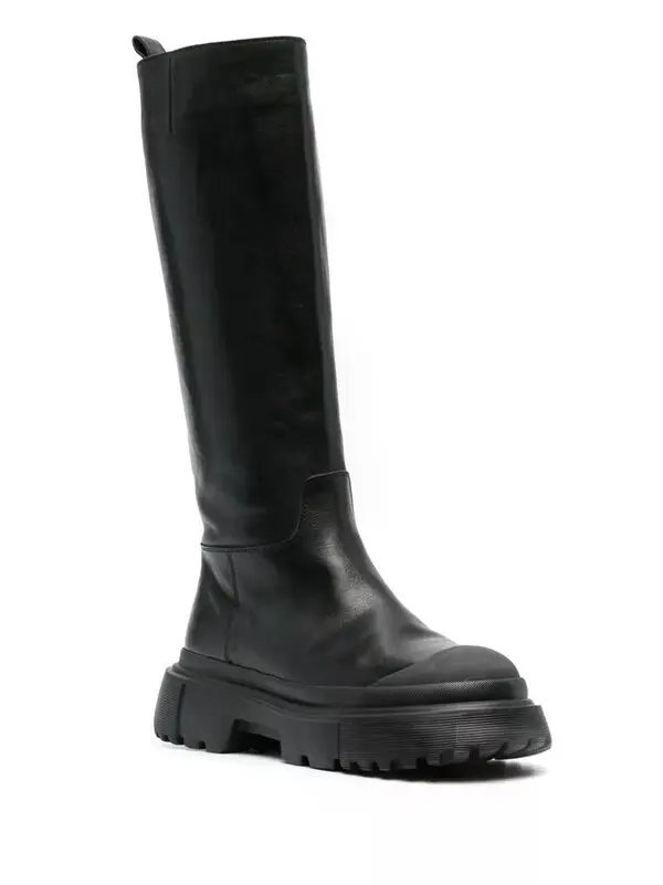 Hogan Knee-high Leather Boots