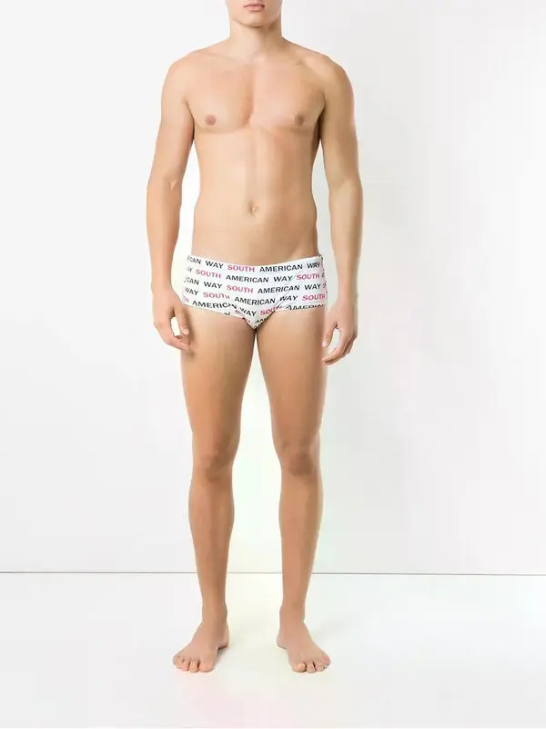 AMIR SLAMA Printed Swim Trunks