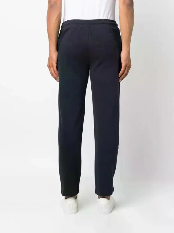 Corneliani Drawstring Cotton Track Pants - Blue