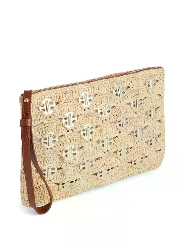Rabanne Lurex-detail Clutch Bag