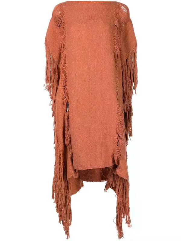 Voz Fringe-detail Long Top