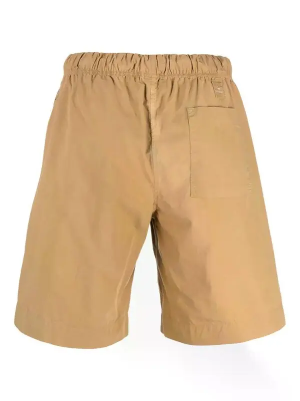 Paul Smith Logo-patch Organic-cotton Deck Shorts