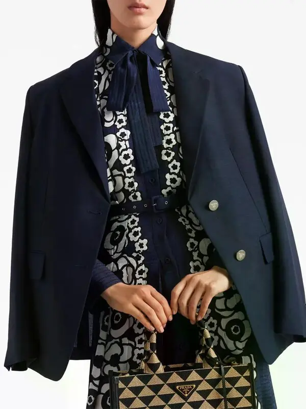 Prada Single-breasted Wool Blazer