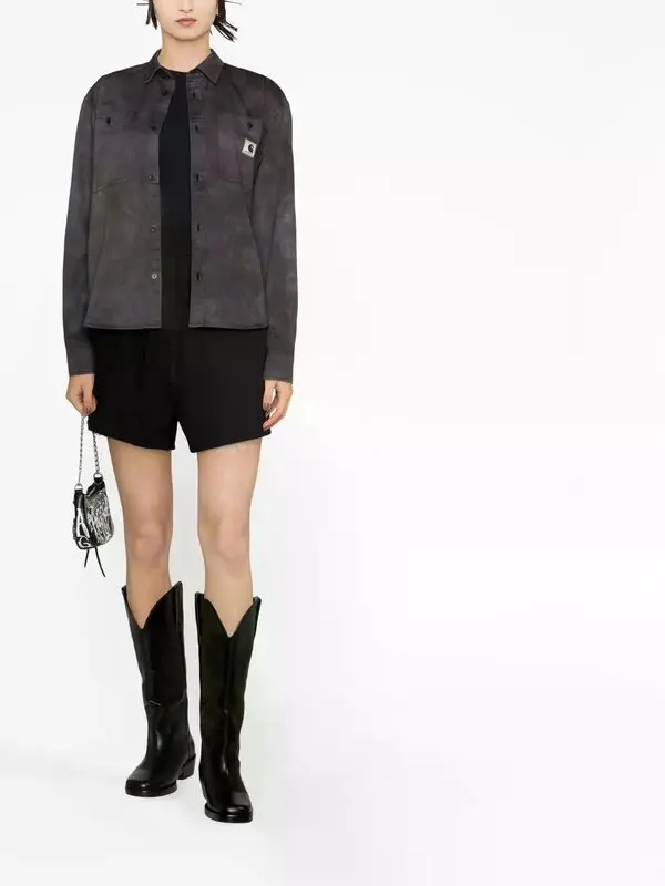 Raf Simons High-waisted Cotton Shorts