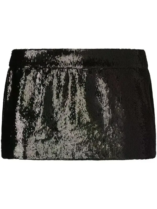 Dolce & Gabbana Mini Sequined Low-rise Skirt