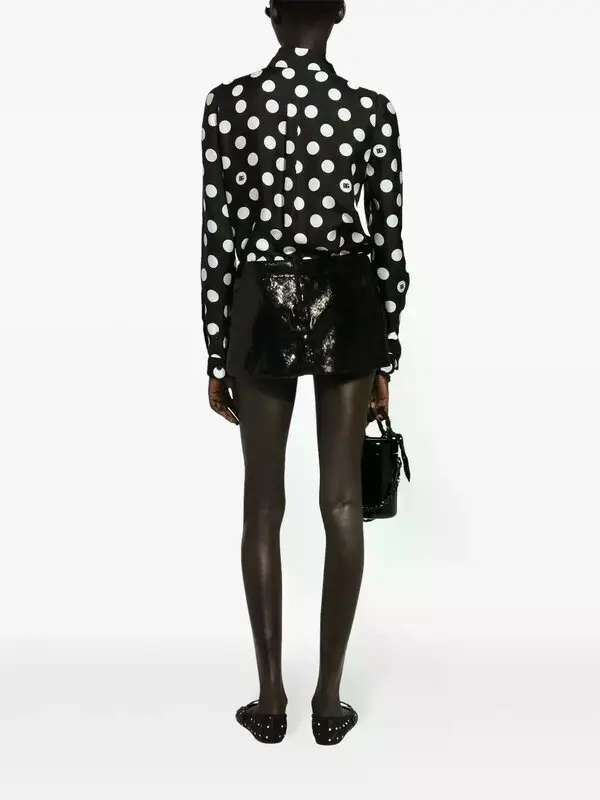 Dolce & Gabbana Mini Sequined Low-rise Skirt