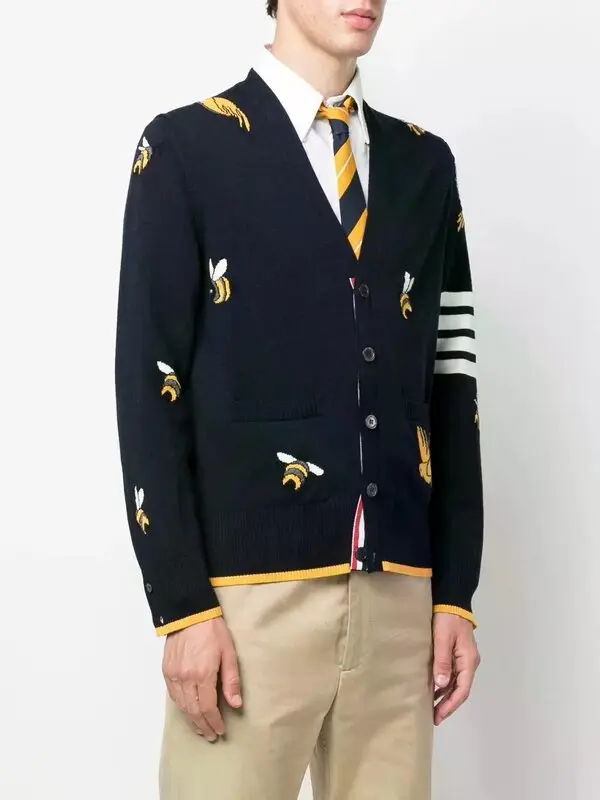 Thom Browne 4-bar Stripe Cardigan