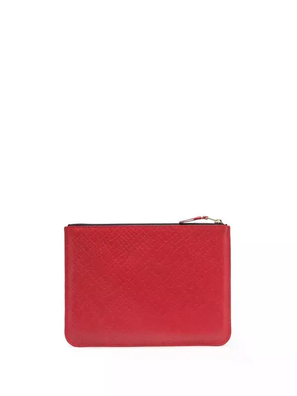 Comme Des Garçons Embossed-logo Detail Wallet