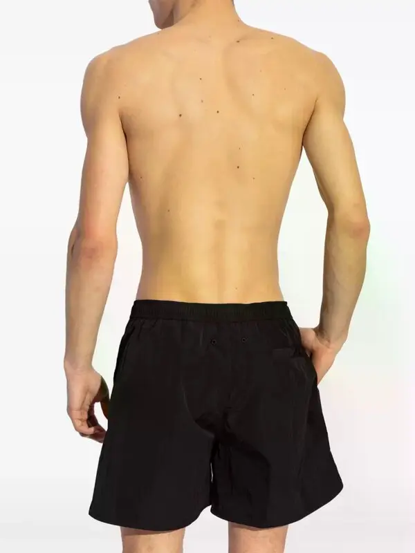 Moncler Crinkled-finish Swim Shorts