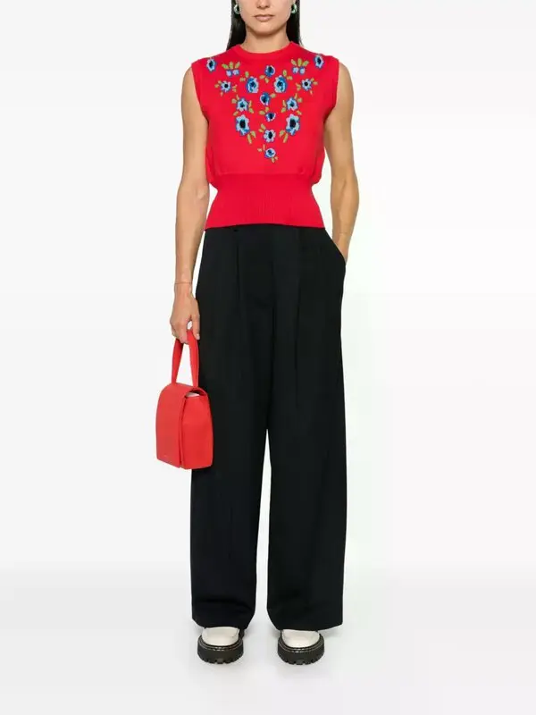 P.a.r.o.s.h Liliuxy Wide-leg Trousers - Blue