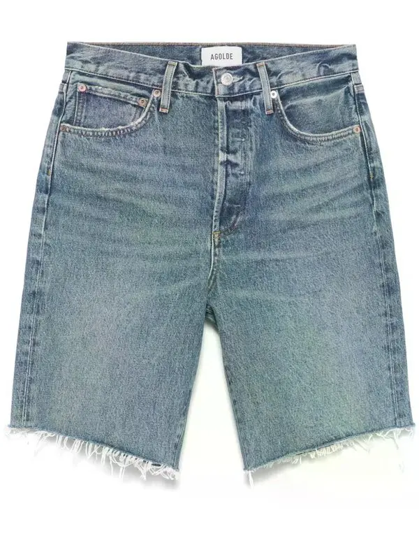 AGOLDE 90's Denim Shorts - Blue