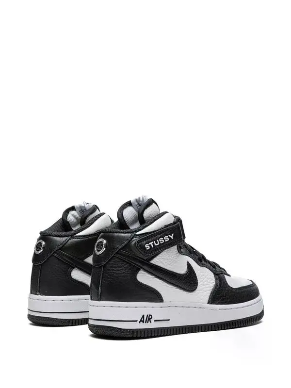 Nike X Stüssy Air Force 1 Mid Sneakers - White