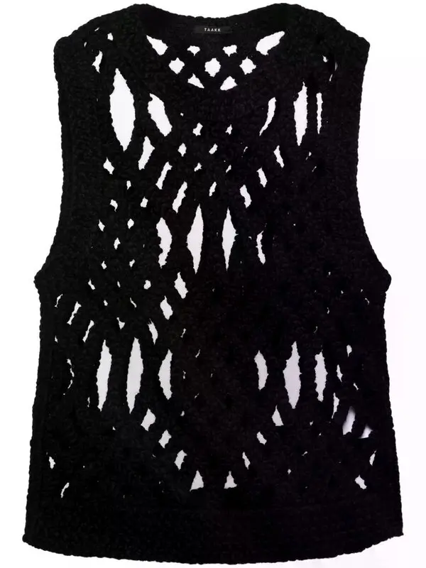 TAAKK Open-knitted Vest