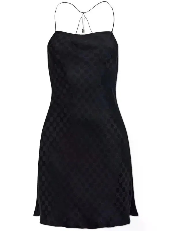 Amiri Monogram-pattern Mini Dress