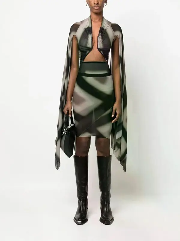 Rick Owens Semi-sheer Draped Top