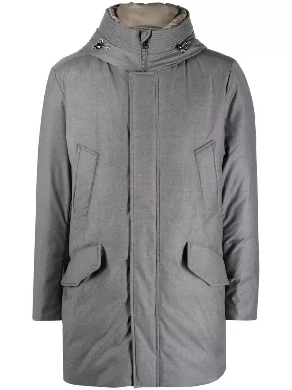 Woolrich Hooded High-neck Parka
