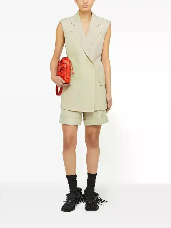 JIL SANDER Belted Tailored Gilet
