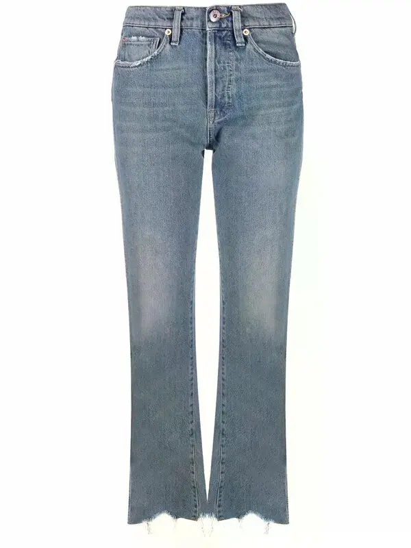 3x1 Raw-hem Straight-leg Jeans