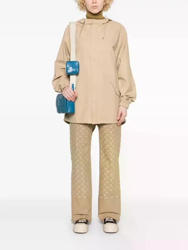 Rains Fishtail Jacket - Brown
