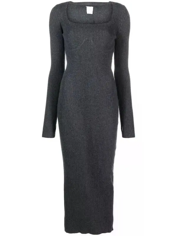 PATOU Long-sleeve Knitted Dress