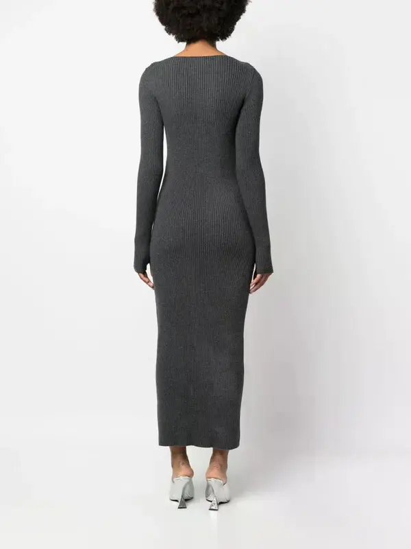 PATOU Long-sleeve Knitted Dress