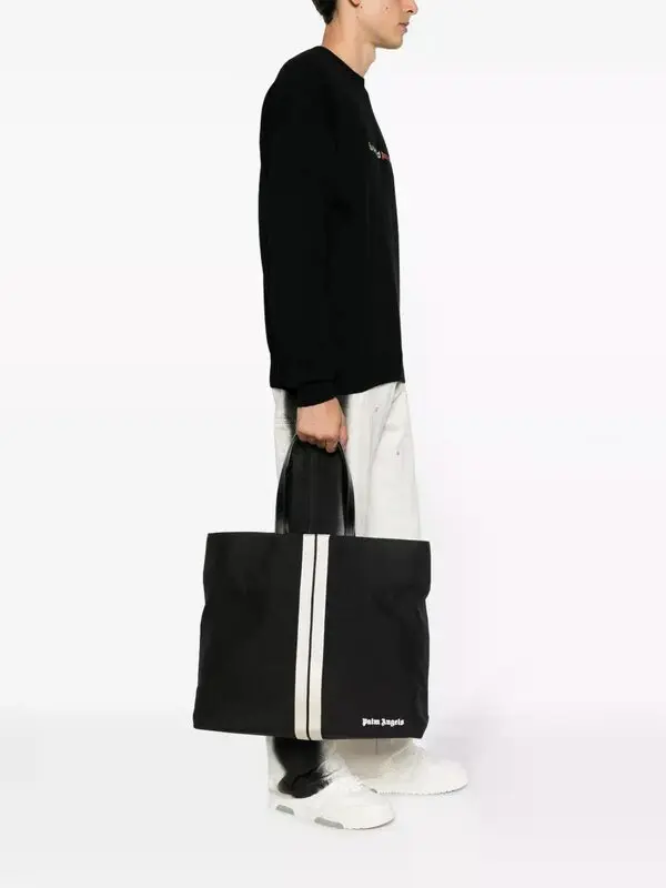 Palm Angels Logo-print Cotton Tote Bag