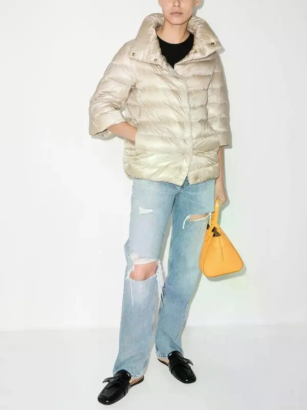 Herno High-neck Puffer Jacket - Neutrals