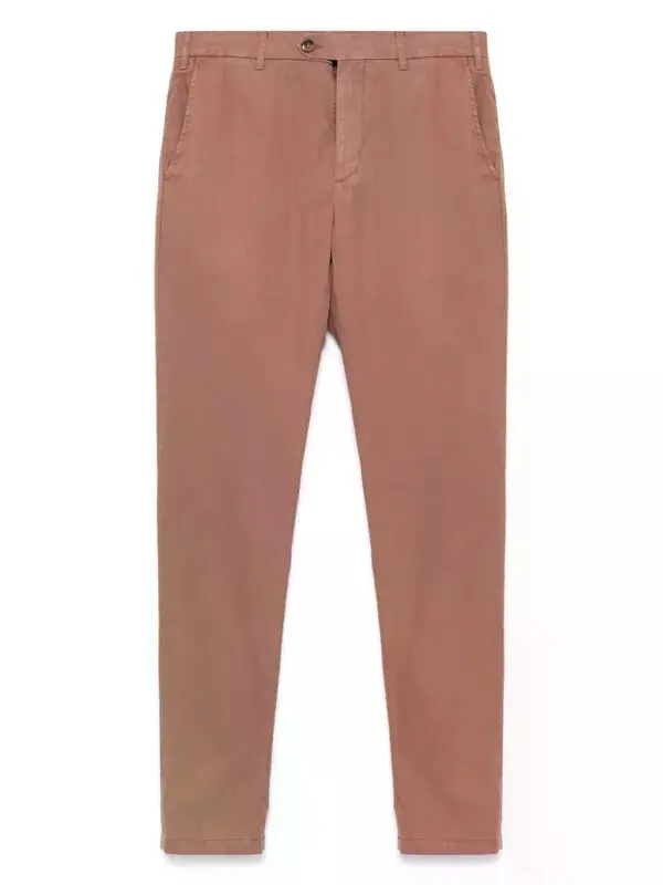 Canali Twill Chinos - Pink