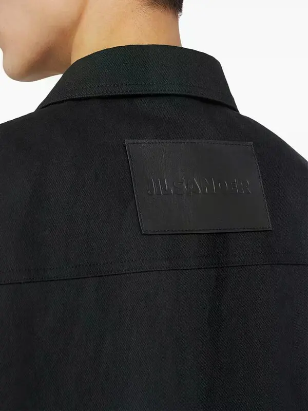 JIL SANDER Logo-patch Denim Shirt