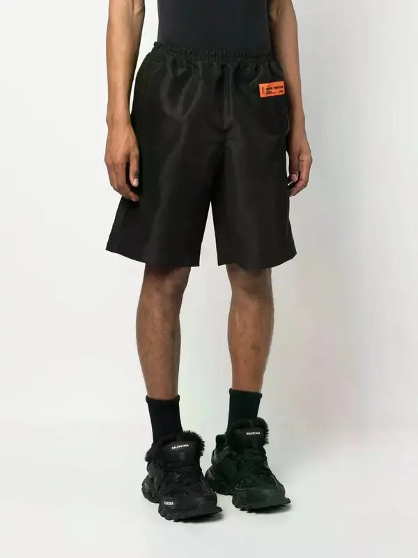 Heron Preston Logo Patch Track Shorts