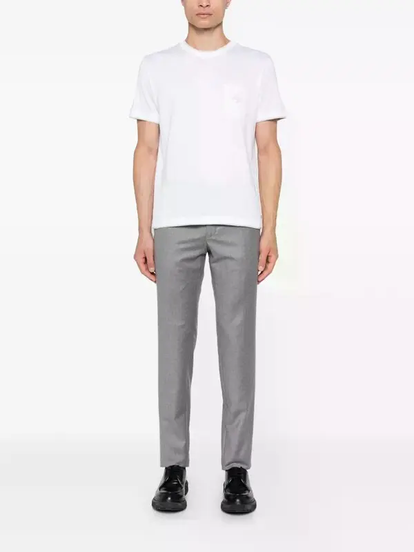 Incotex Tapered Virgin Wool Trousers - Grey
