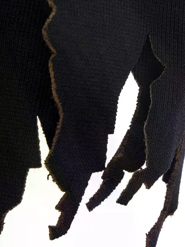 JW Anderson Shredded-hem Flared Trousers