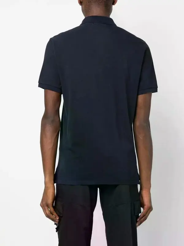 C.P. COMPANY Cotton Polo Shirt - Blue