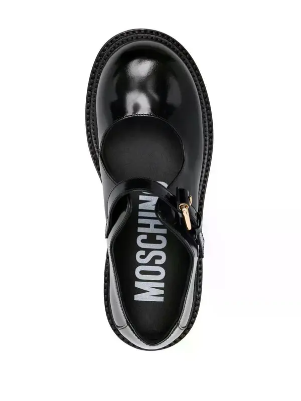 Moschino Olivia Loafers With Adjustable Buckle Strap