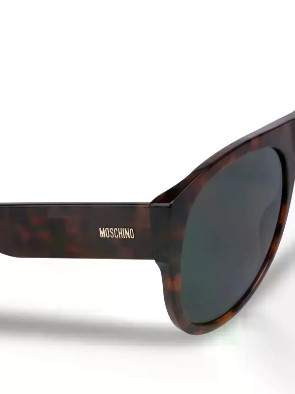 Moschino Pilot-frame Sunglasses - Brown