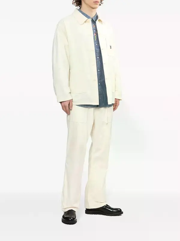 Needles Logo-embroidered Shirt Jacket