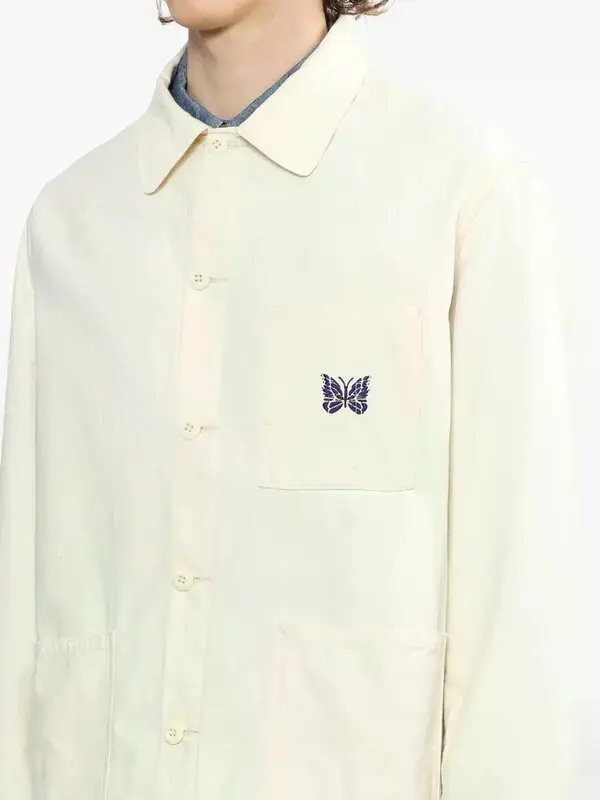 Needles Logo-embroidered Shirt Jacket