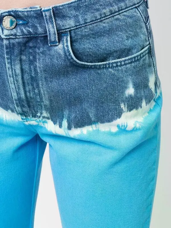 Alberta Ferretti Tie-dye Flared Jeans