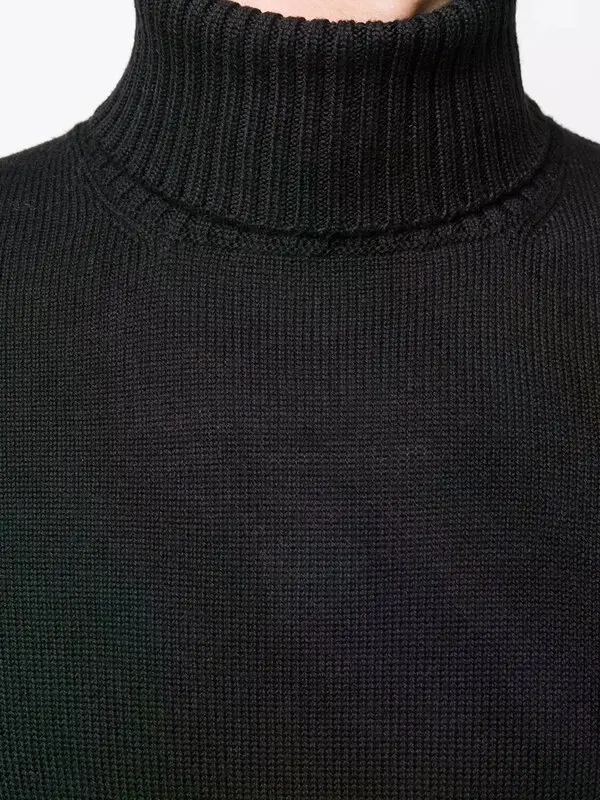 DRUMOHR Roll-neck Merino Wool Sweater