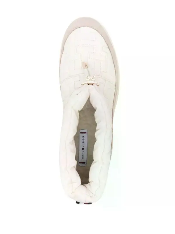 Tommy Hilfiger Monogram-jacquard Platform Snow Boots