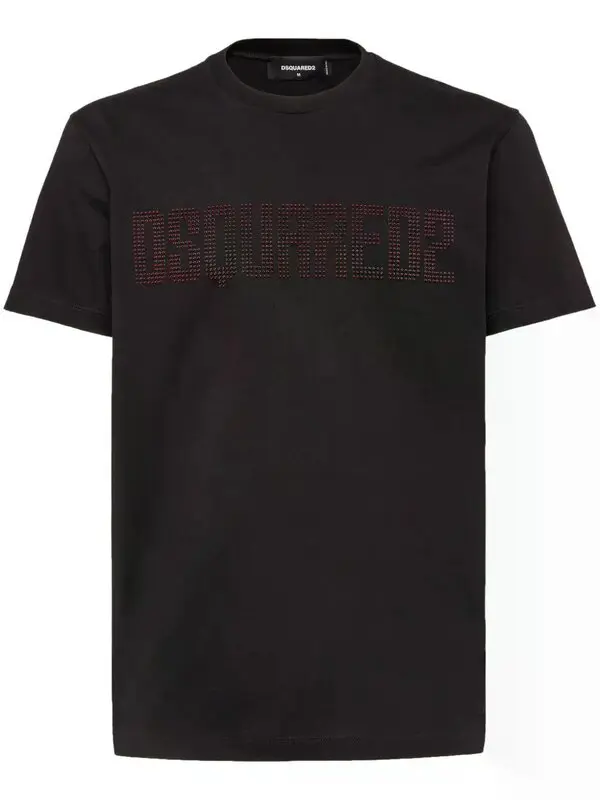 Dsquared2 Crystal-logo Cotton T-shirt