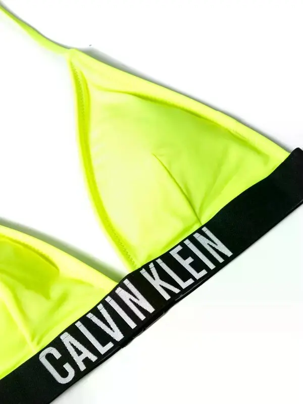 Calvin Klein Logo-underband Bikini Top