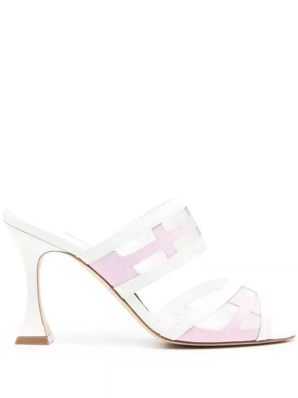 Manolo Blahnik 90mm Avespamu Peep-toe Sandals