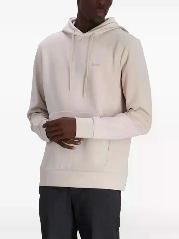 BOSS Logo Appliqué Jersey Hoodie
