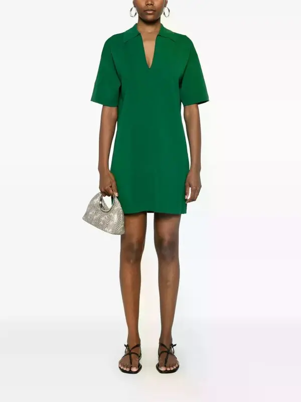 P.a.r.o.s.h Roma Mini Dress - Green
