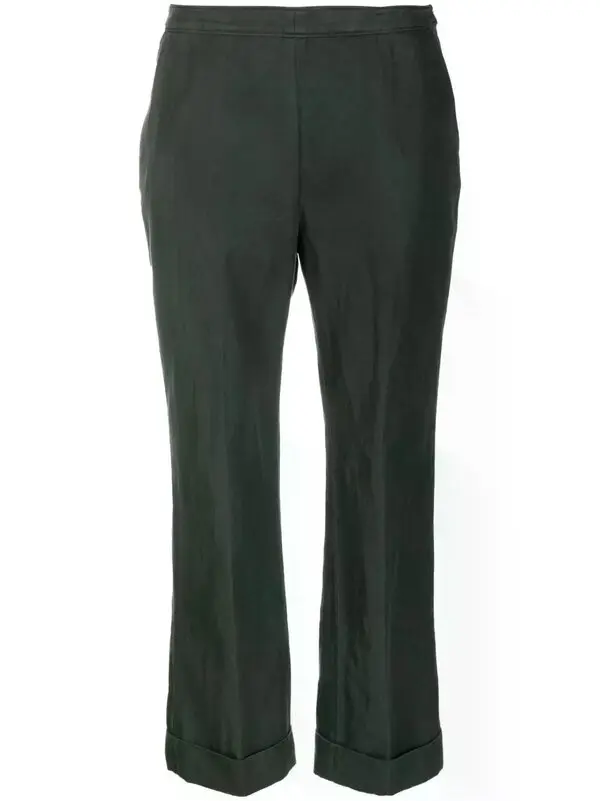 Aspesi Cropped Flared Trousers - Grey