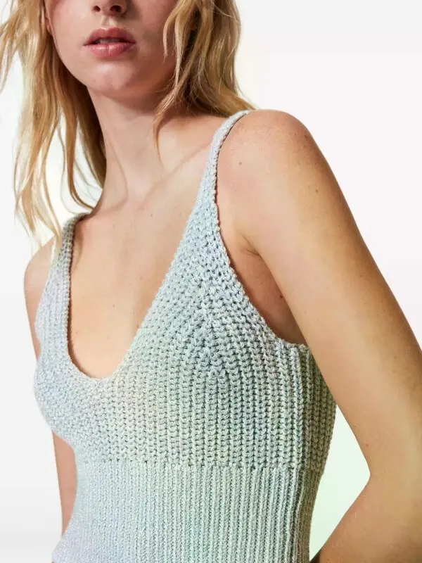 TWINSET Knitted Crop Top